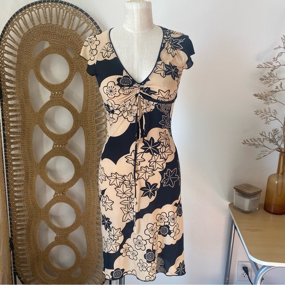 Dresses | Y2k Glam Floral Heart Neck Dress | Poshmark